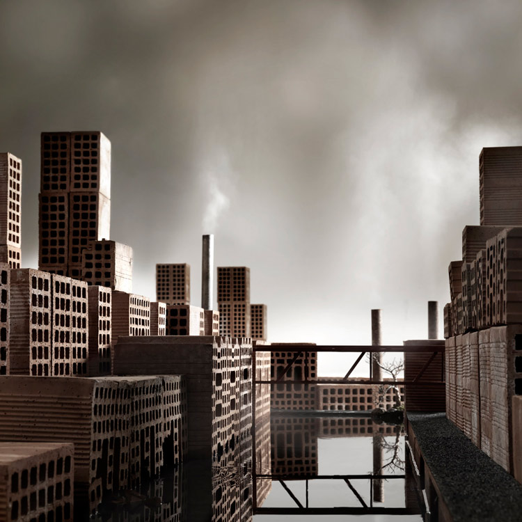 Photographer Builds An Entire City From Blocks In His Studio