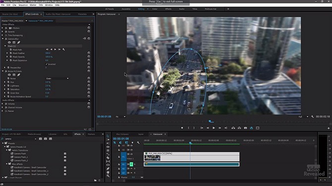 Faking the tilt-shift video look in Adobe Premiere Pro - DIY Photography