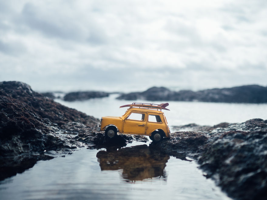 Exploring this big wild world with my little cars - DIY Photography