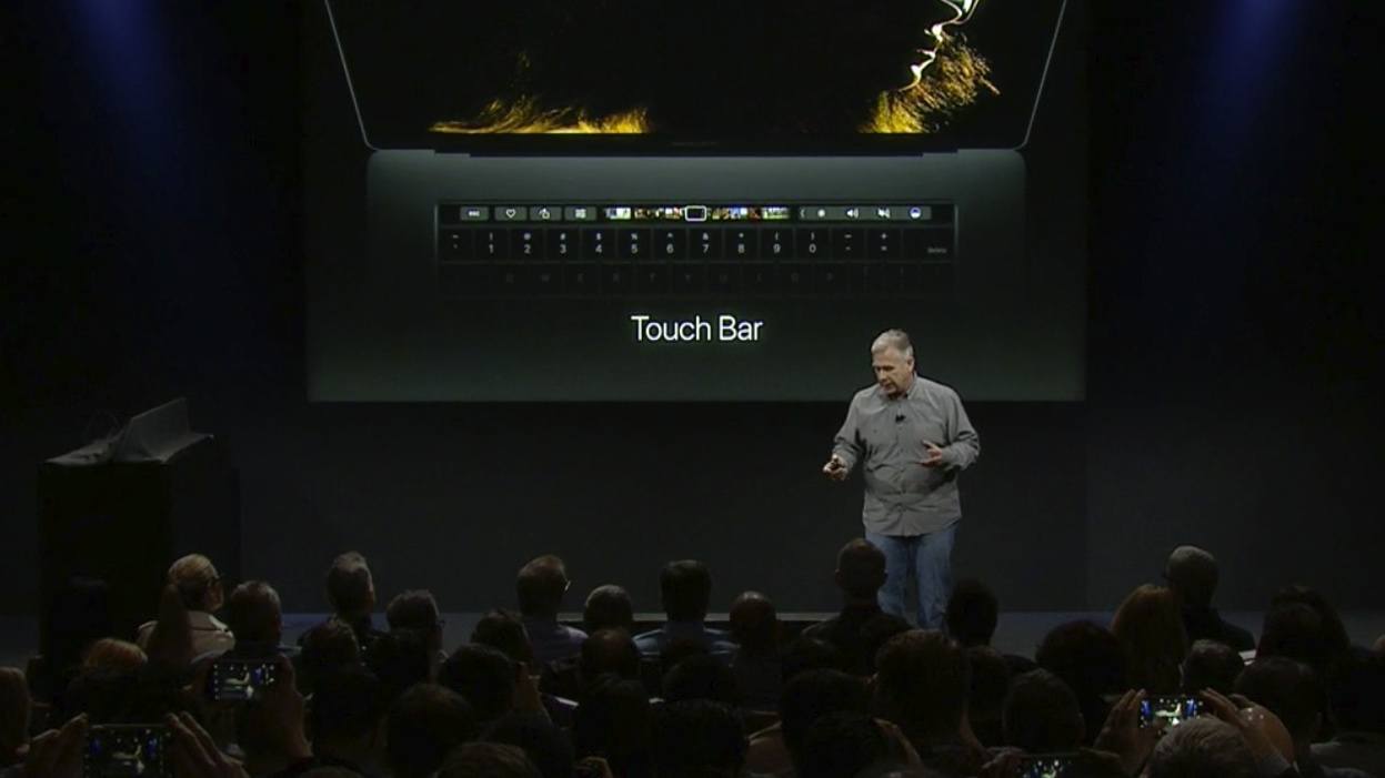 Apple's new MacBook Pro features a second touchscreen retina display