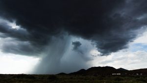 This amazing storm timelapse makes rainclouds look like floating waterfalls