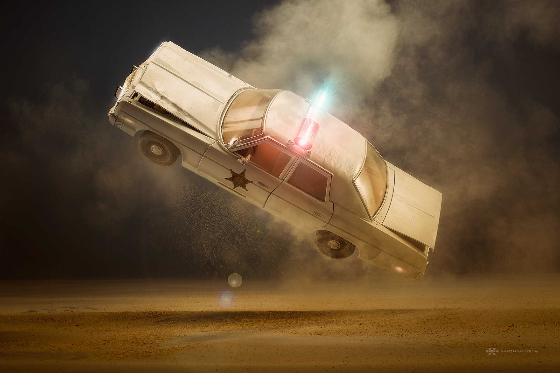 Photographer recreates famous TV show scenes with model toy cars