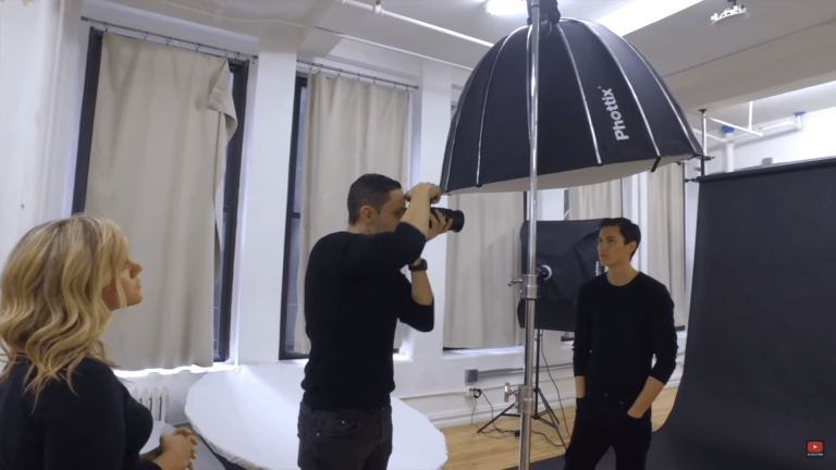 How to create great portraits using only one light overhead - DIY ...