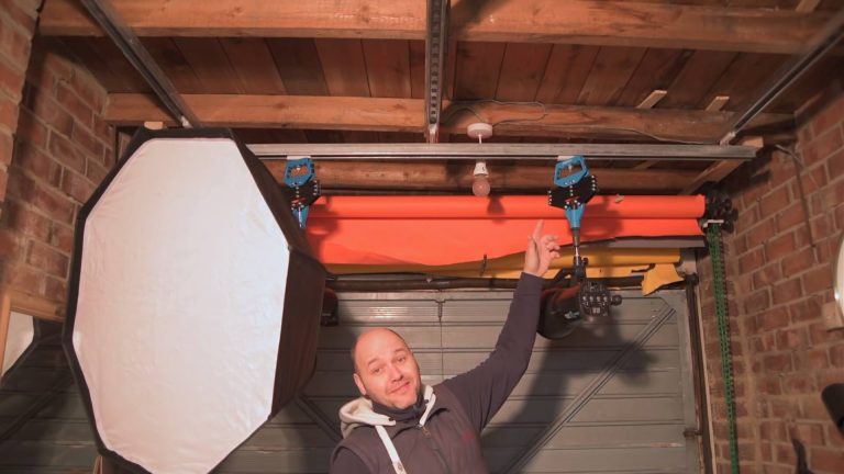 Build your own DIY ceiling mounted lighting rail system for under $100