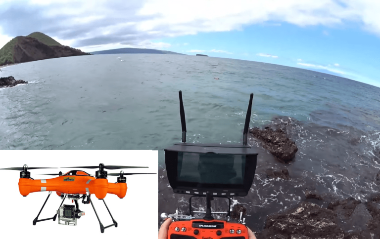 Swellpro drones allow to film underwater without the risk of breaking ...
