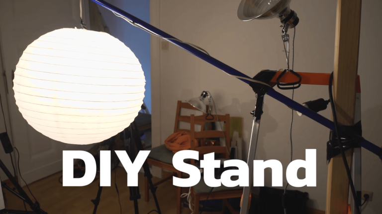 How to make 3 point portrait lighting setup on a budget - DIY Photography