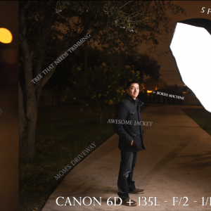 How to add flash to your shot to create portraits at night