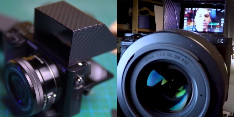This DIY periscope makes the Sony A6500 the perfect vlogging camera
