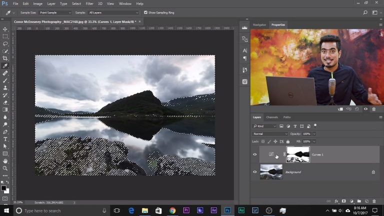 An easy way to create luminosity masks for perfect landscape selections