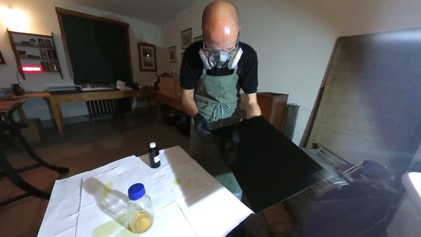 The entire start to finish process to make ultra large format wet plate ...