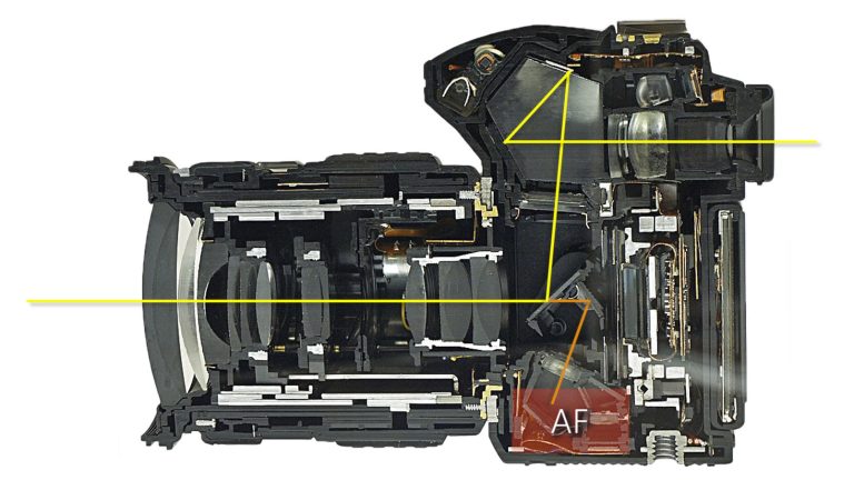 How DSLR autofocus works and why cross type points are important