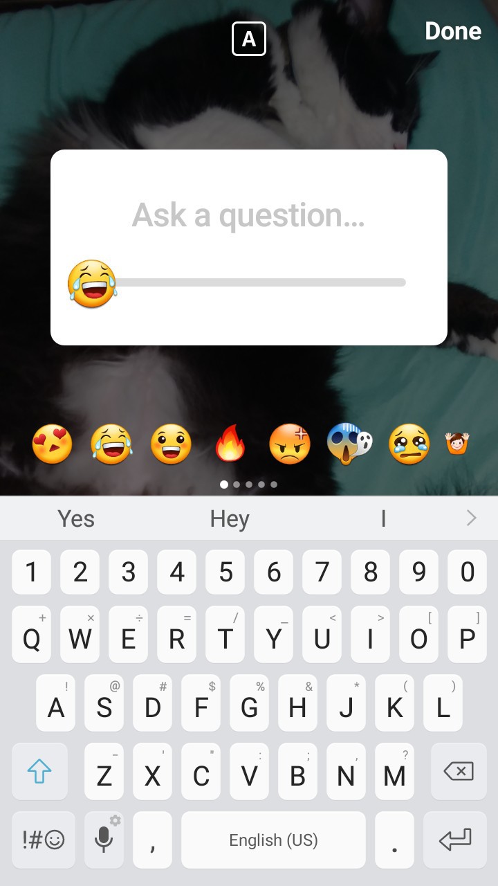 You can now poll your friends on Instagram Stories using an emoji slider