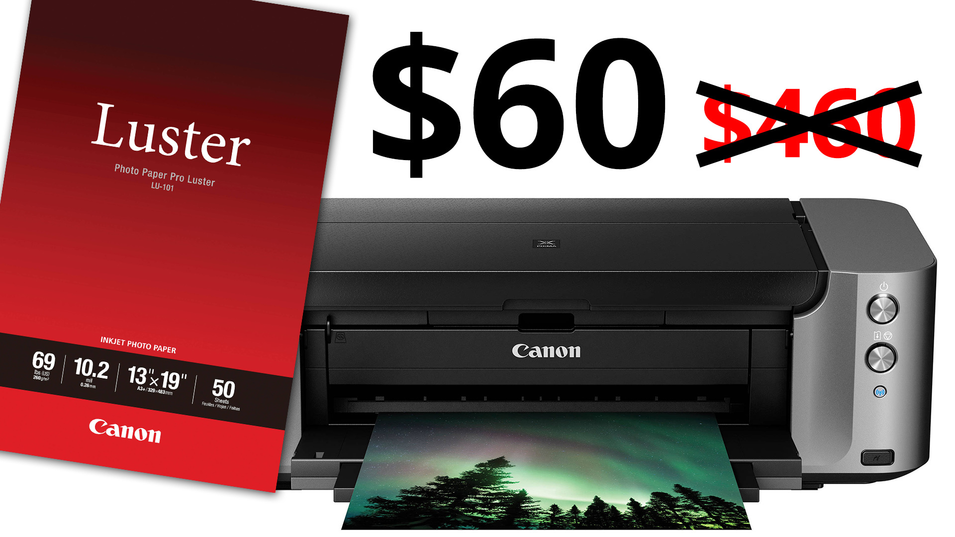 The Canon PIXMA PRO 100 Wireless Inkjet Photo Printer Is Currently On The Canon PIXMA PRO 100 Wireless Inkjet Photo Printer Is Currently On