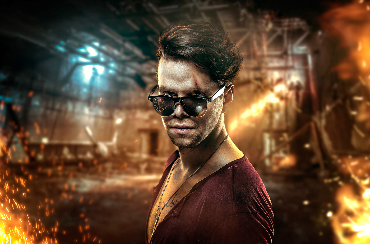 Mario Olvera creates worlds right out of movie material