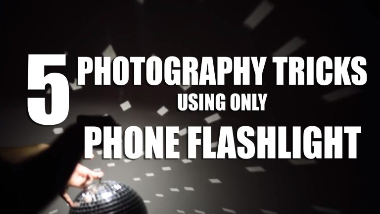 Here are five lighting tricks you can do with a smartphone flashlight