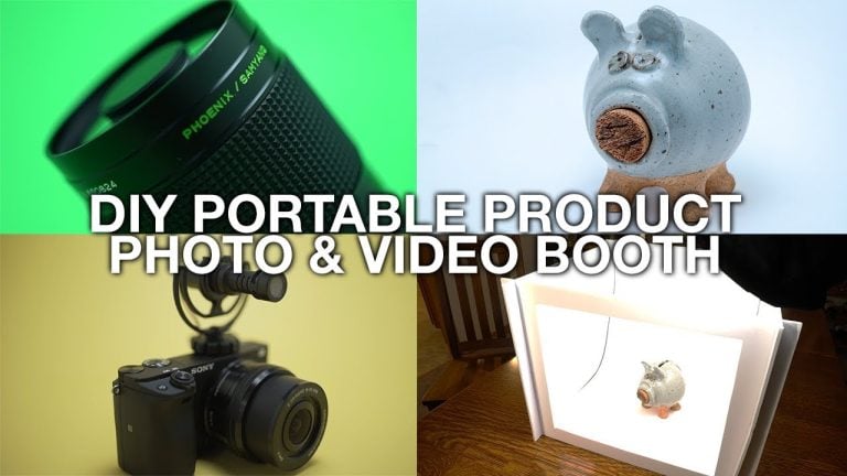 How to make a DIY portable product photography booth for under $10
