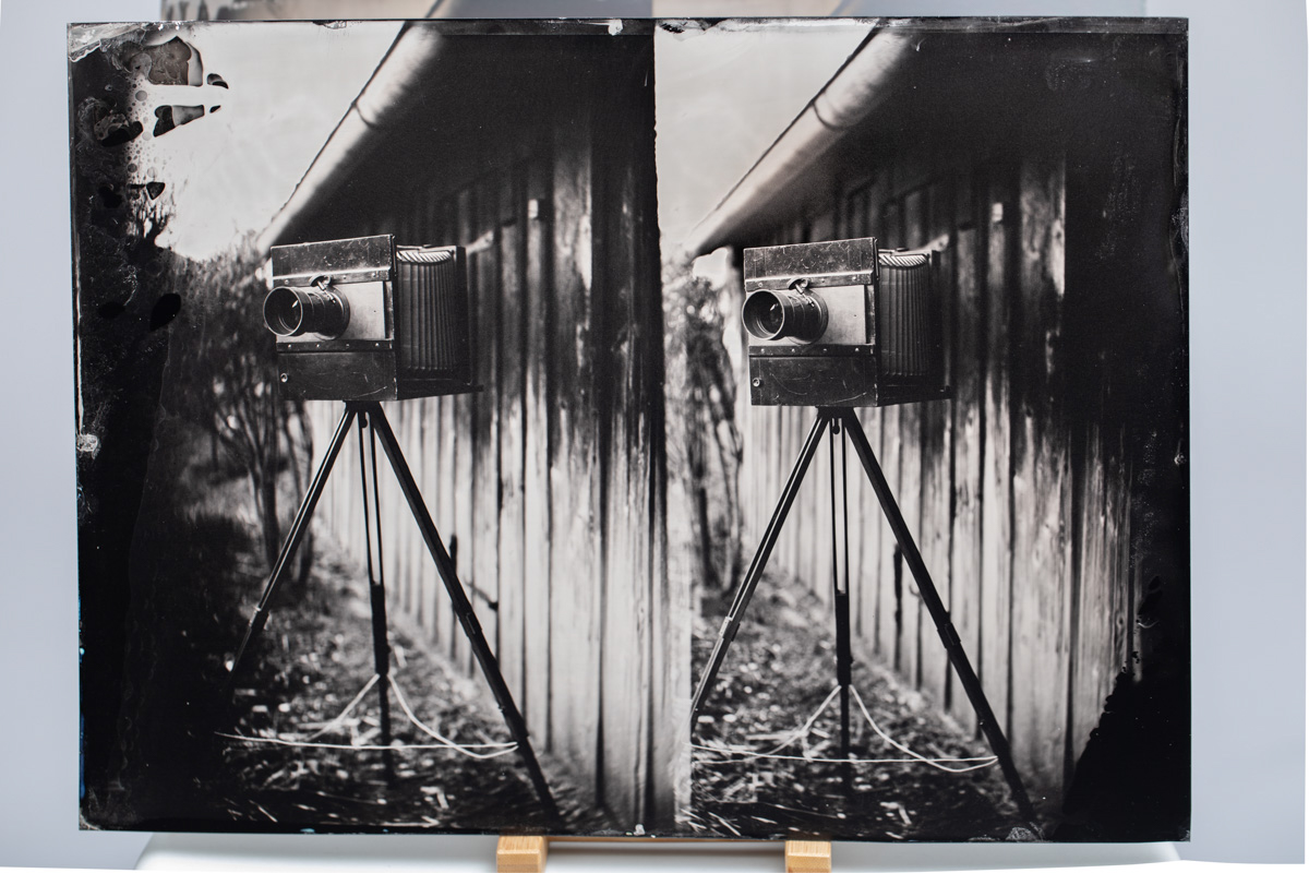 It took six months to create these ultra large 3D wet plates