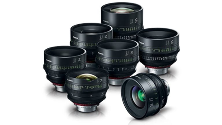 Canon launches its first series of seven PL-mount prime cinema lenses
