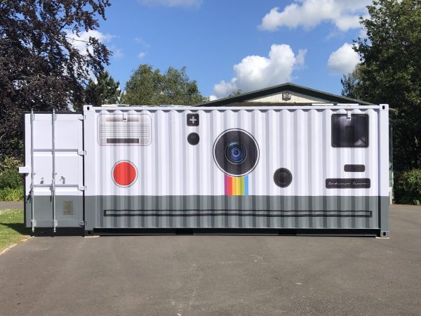 This photographer turned a shipping container into a huge camera with a ...