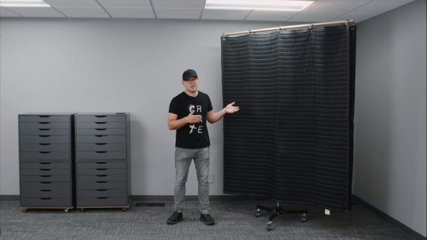 How to make giant DIY sound panels that you can also use for lighting