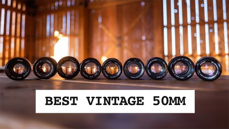 Watch this side-by-side comparison of 10 $100 or less vintage 50mm lenses