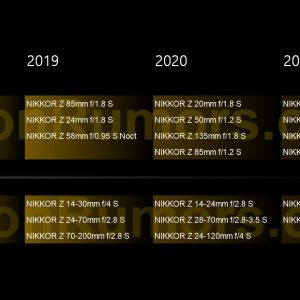 Leaked Canon EOS RF lens roadmap shows six new lenses for 2020 and two ...