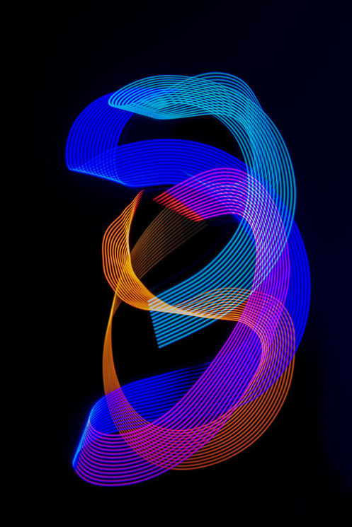 Using Lumiee LEDs for light painting