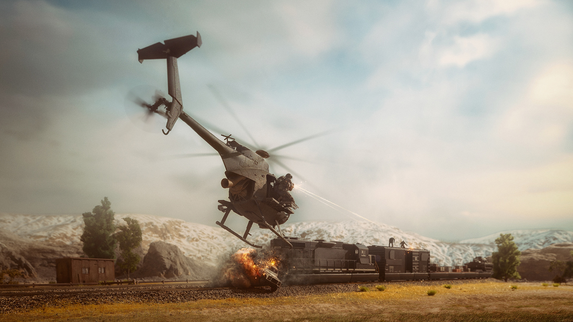 This photographer took on a CoD-inspired miniatures scene and ...