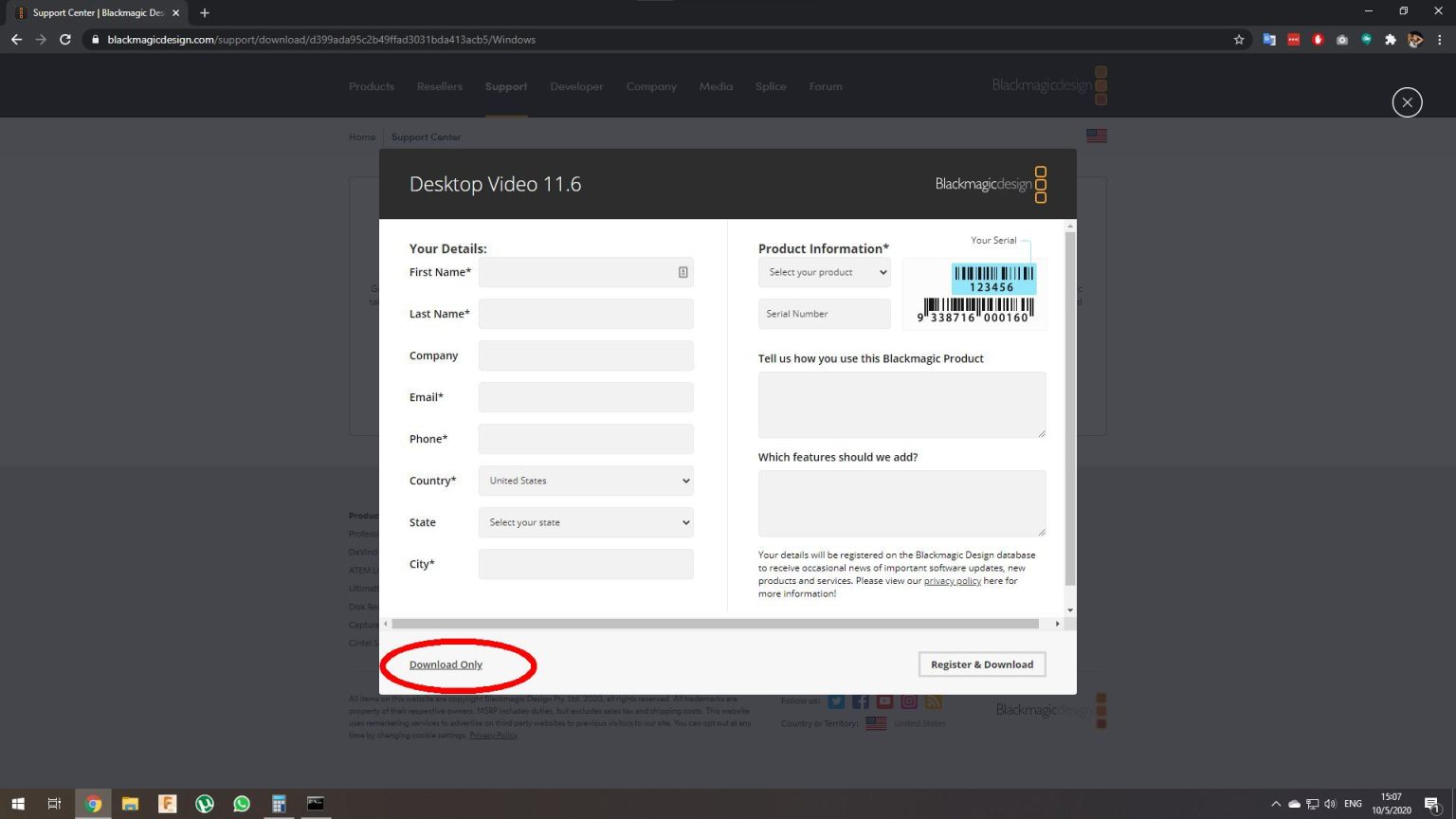 How to use Blackmagic Disk Speed Test on a PC