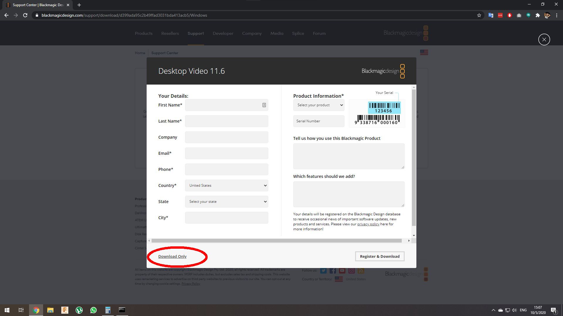 How to use Blackmagic Disk Speed Test on a PC