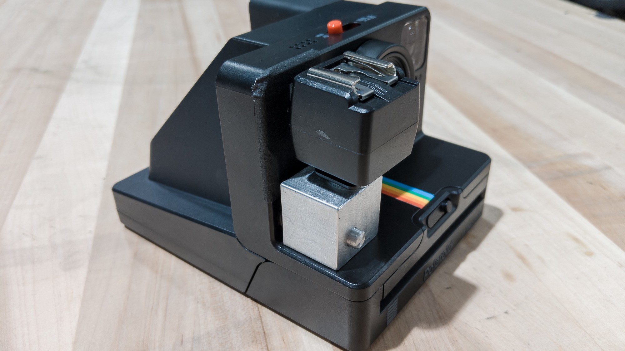 I built a fully manual Polaroid studio camera