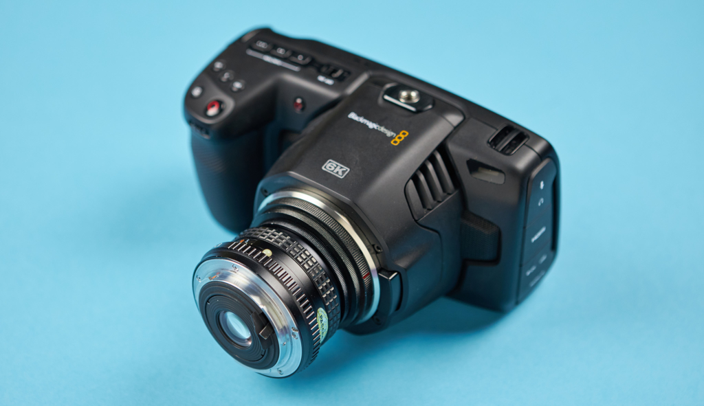 How to use a reverse macro lens with the Blackmagic 6K pocket cinema camera