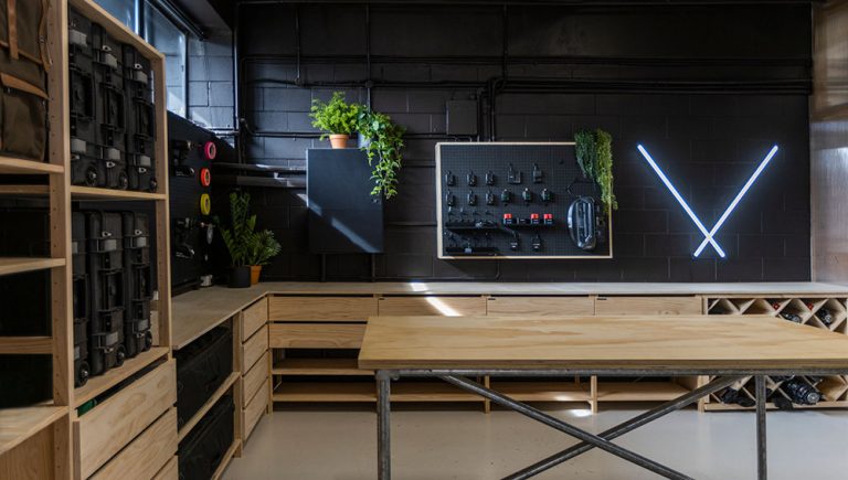 Building the ultimate gear room for photographers and filmmakers