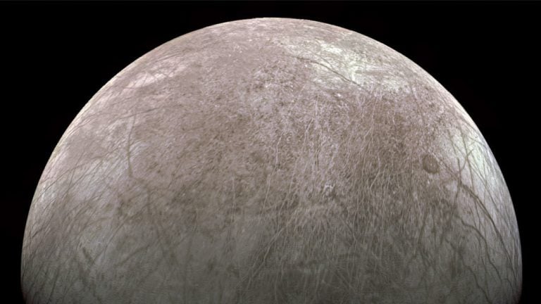 NASA release Juno mission's closest image yet of Jupiter's moon Europa