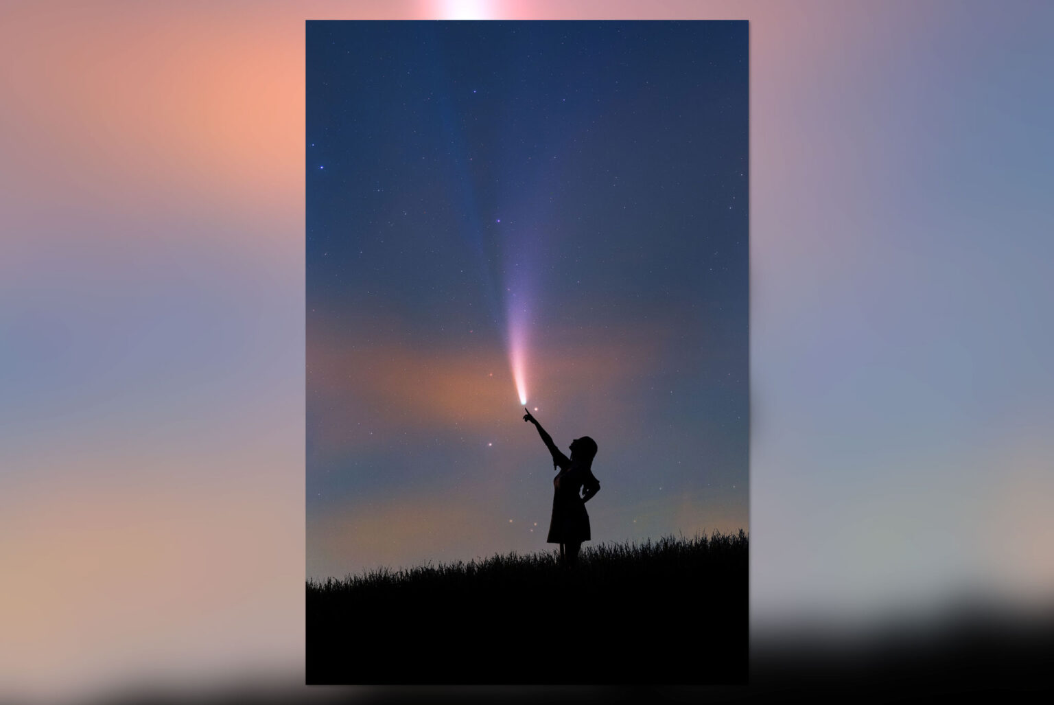This is the story of how I shot my wife touching a Comet