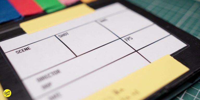 How to make a DIY customized clapperboard on the budget