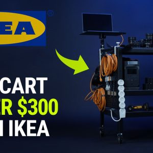 Organise your studio or set with this DIY equipment cart