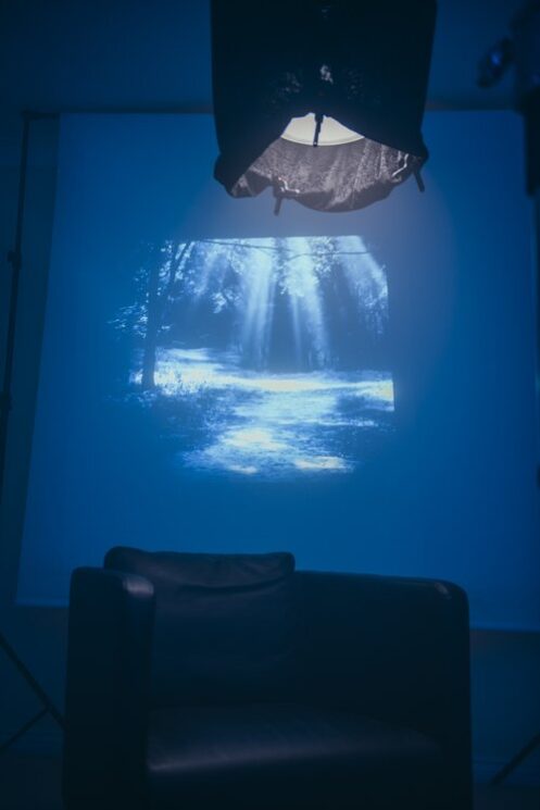 Lighting setup: How to make projection backgrounds