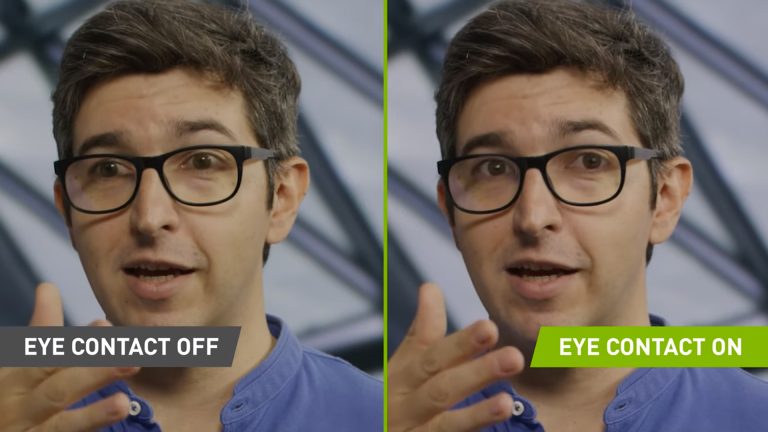 Nvidia's streaming software now makes your eyes look at the camera even ...