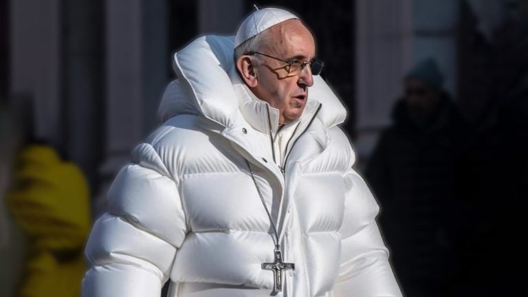 Viral photo of pope Francis in puffy coat shows the dangers of realistic AI