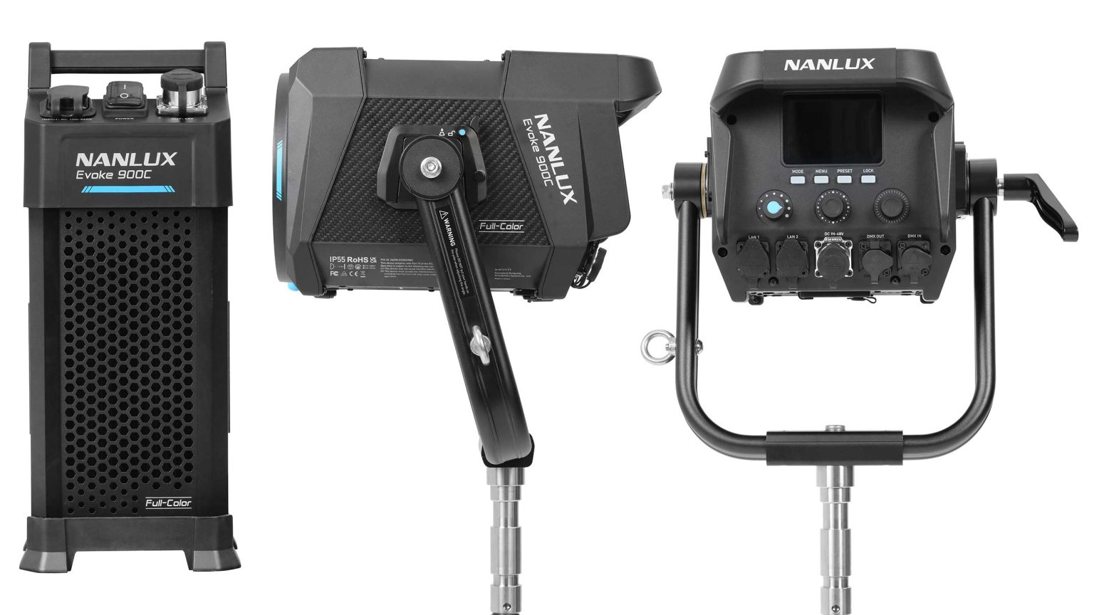 Nanlux Evoke 900C is a massive 940W RGBLAC LED light
