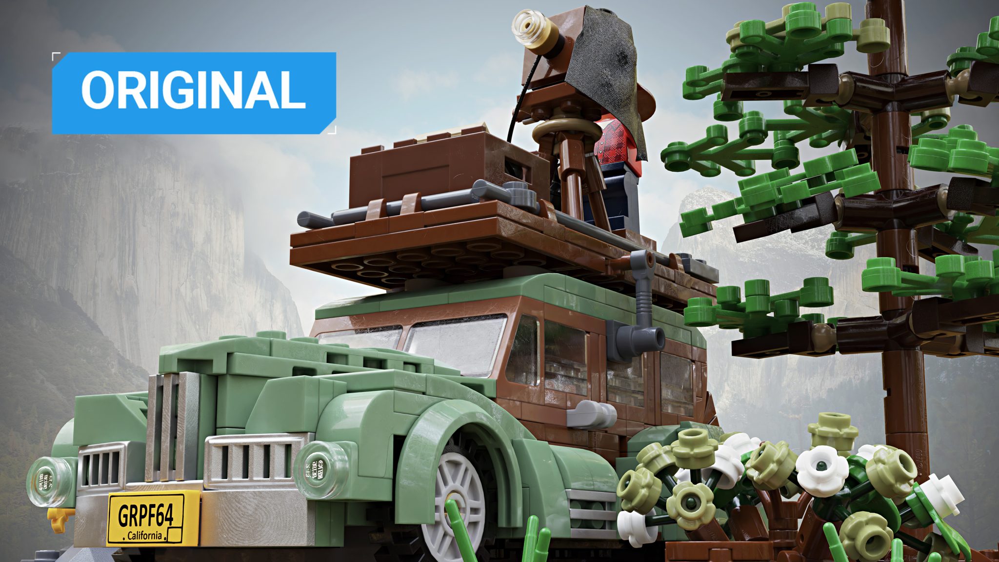 Can you guess which famous landscape photographer this Lego set is ...