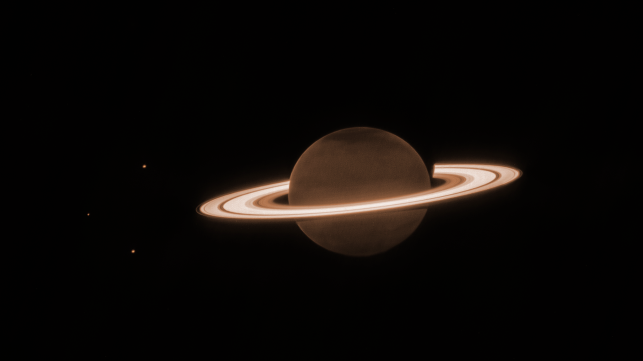 Webb's near-infrared eye captures a remarkable view of Saturn