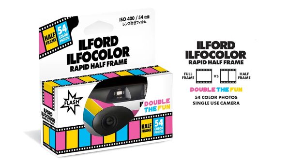 Ilford announces new 54-shot Ilfocolor Rapid Half Frame disposable camera