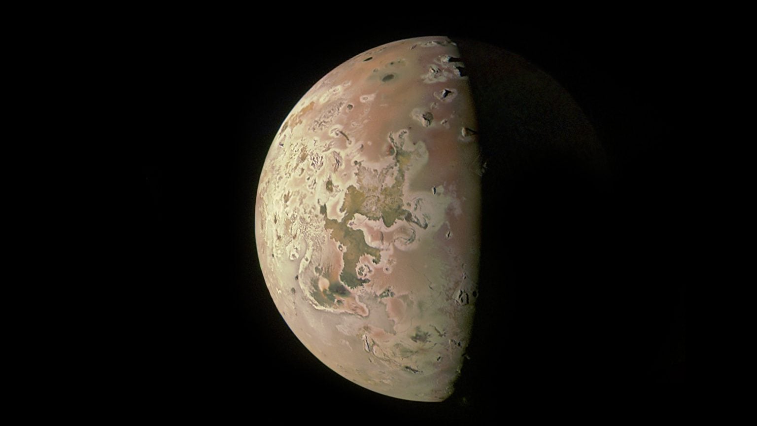NASA shares spectacular new photos of Jupiter's volcanic moon Io