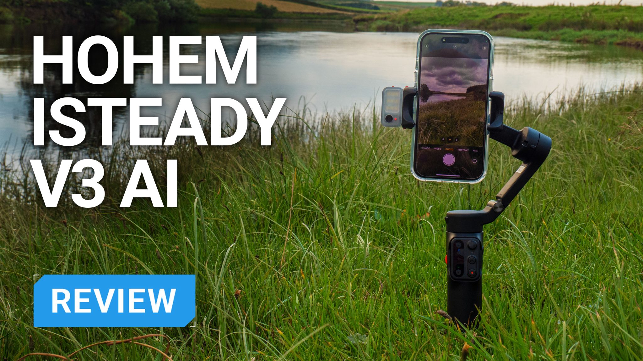 Hohem iSteady V3 features removable control panel and AI tracking module