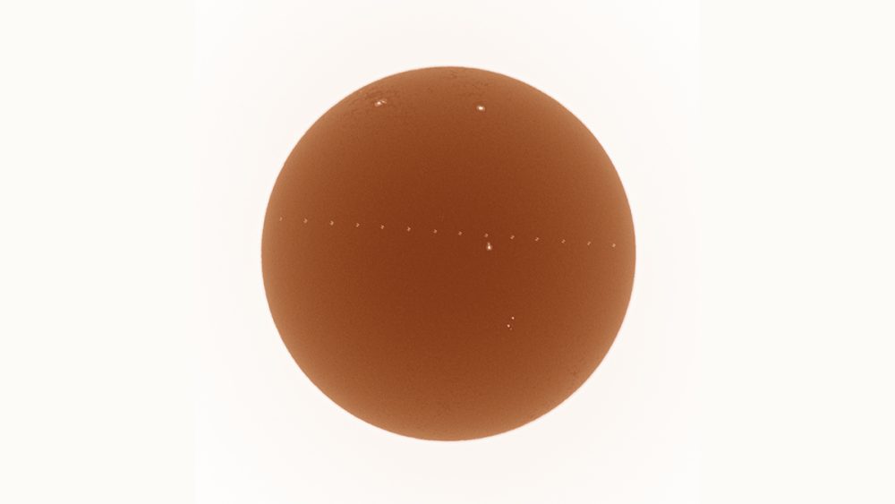 How I created these images: ISS solar transit